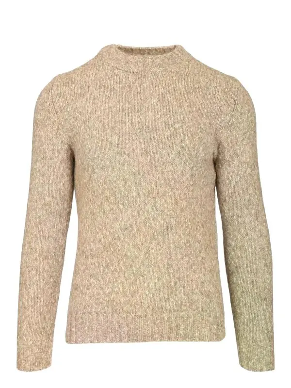 AL DUCA D’AOSTA 1902 Cream Chunky-knit Crew Neck Sweater - Neutrals