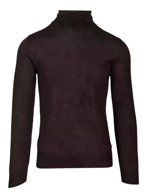 AL DUCA D’AOSTA 1902 Roll Neck Knitted Sweater - Brown