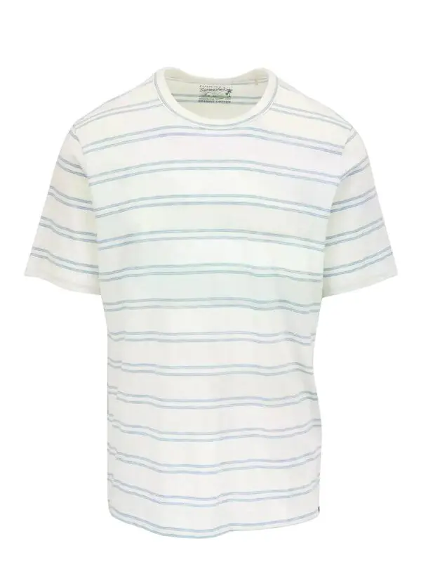 Faherty Brand Striped Short-sleeve T-shirt - Neutrals