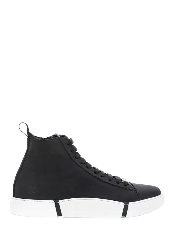 Roberto Cavalli Lace-up High-top Sneakers - Black