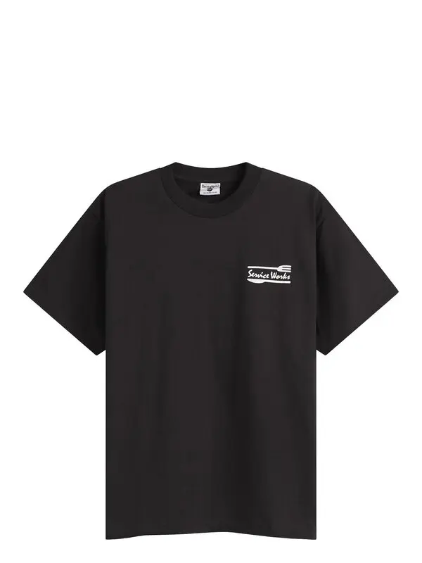 SERVICE WORKS Milos T-shirt Exclusive - Black