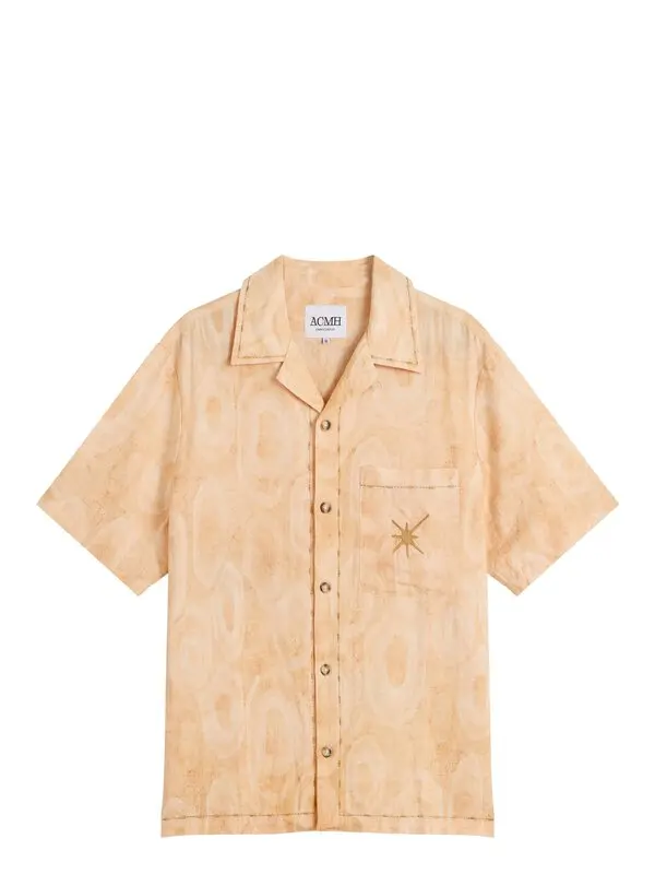ACMH BY MAGIC CASTLES X Khruangbin Linen Vacation Shirt - Sandstone