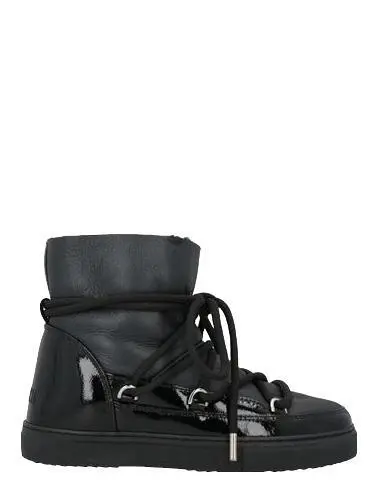 Inuikii Padded Leather Ankle Boots - Black