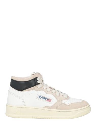 AUTRY High-top Sneakers In Goat Skin - Ivory