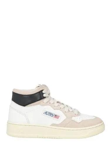 AUTRY High-top Sneakers In Goat Skin - White