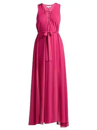 Patrizia Pepe Polyester Maxi Dress - Pink
