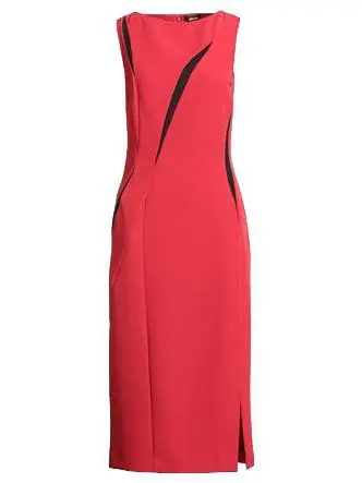 Just Cavalli Two-tone Midi Dress - Red