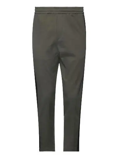 PAOLO PECORA Cotton And Elastane Tapered Leg Pants - Green