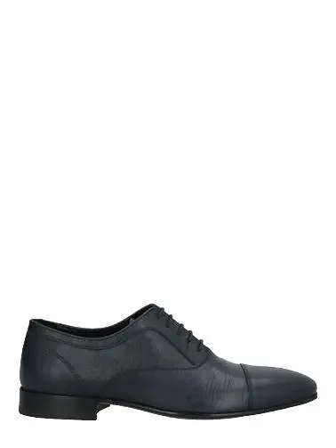 BALDININI Lace-up Leather Derby Shoes - Navy