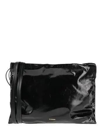 JIL SANDER Leather Crossbody Bag - Black