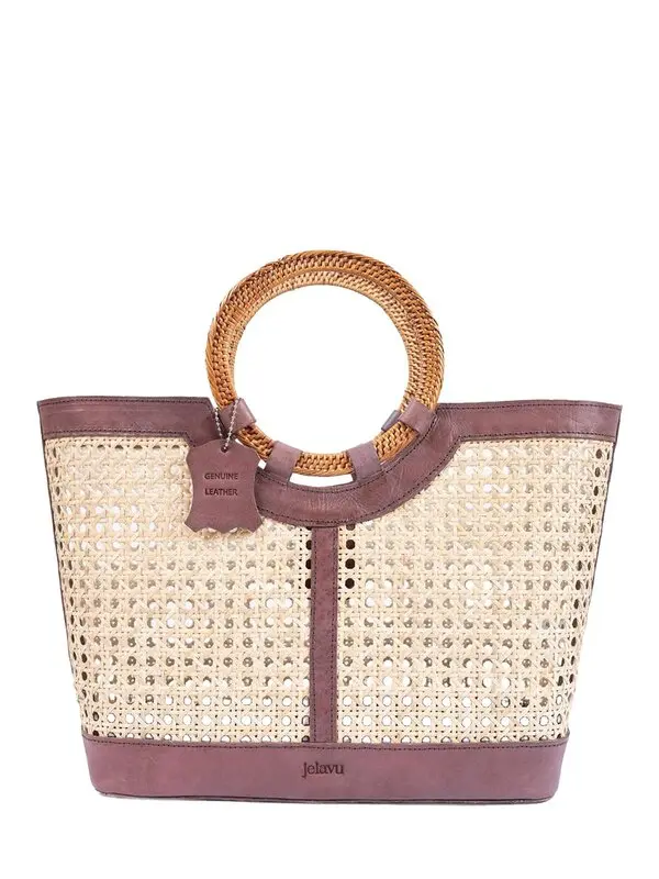 JELAVU Hilton Large Satchel - Brown
