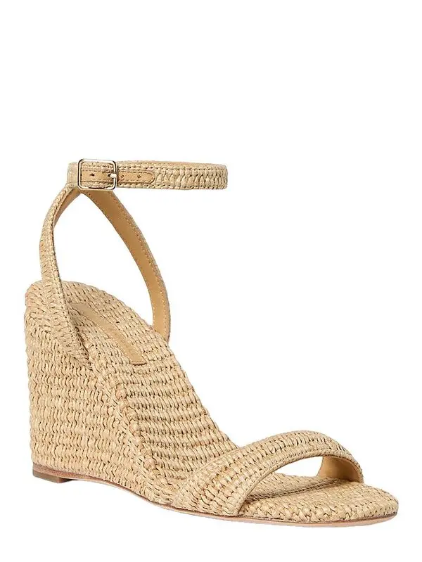 LOEFFLER RANDALL Gavi Espadrille Wedge Sandals - Natural