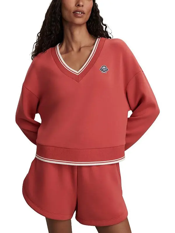 Varley Blithe Cropped Sweatshirt - Baked Apple