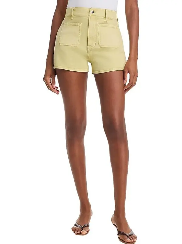 Veronica Beard Elijah Denim Shorts - Pistachio