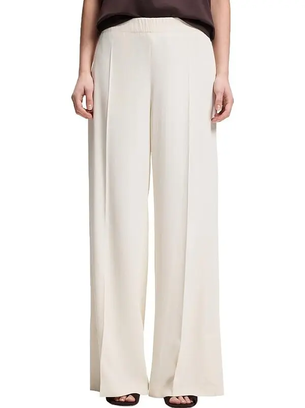 BOSS Tajila Wide Leg Pants - Open White