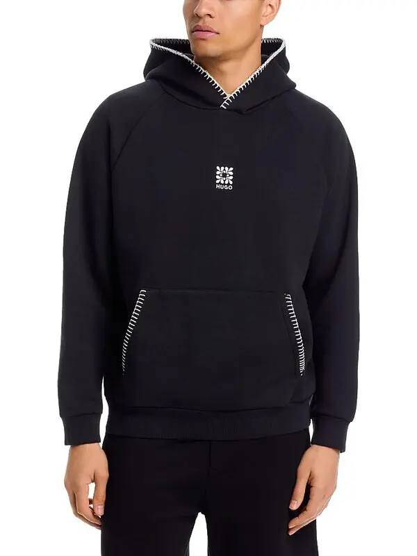 Hugo Oversized Fit Sweatshirt - Black
