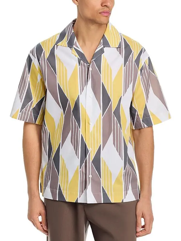 Hugo Espino Oversized Fit Button Down Shirt - Open Misc
