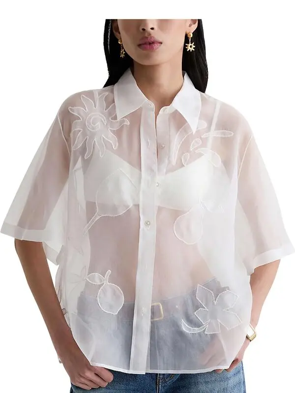 Ag Charli Relaxed Short Sleeve Shirt - Tipsy Sun
