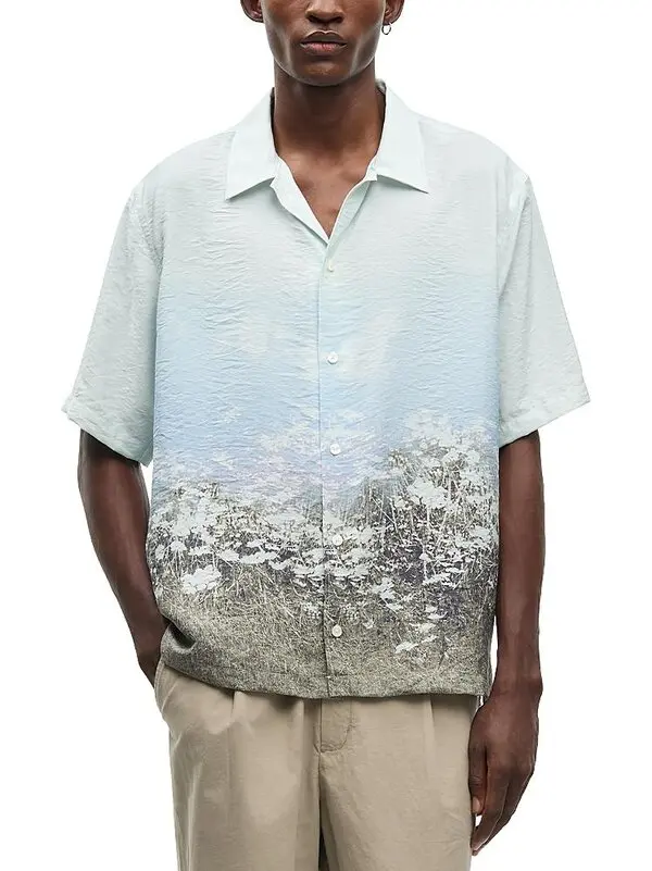 SAMSØE SAMSØE Samse Samse Saayo Afterglow Graphic Shirt - Hazy Fields