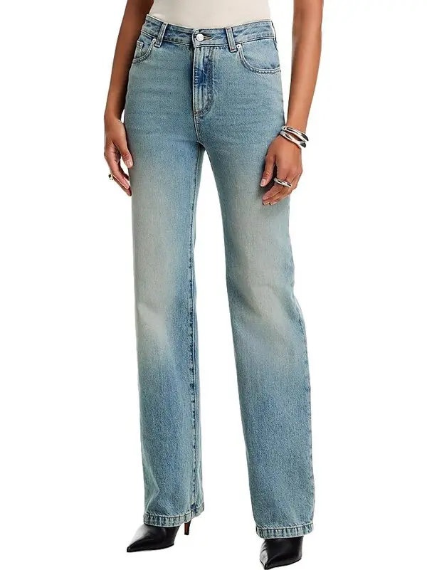 Alexander McQueen Certified Indigo Straight Leg Jeans - Electric Blue