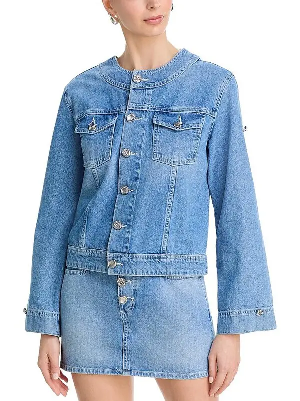 L'Agence Anouk Collarless Jacket - Grant