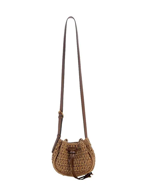 Rag & Bone River Small Crochet Crossbody Bag - Natural