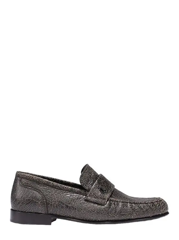 JIMMY CHOO Ellis Loafers - Black Toffee