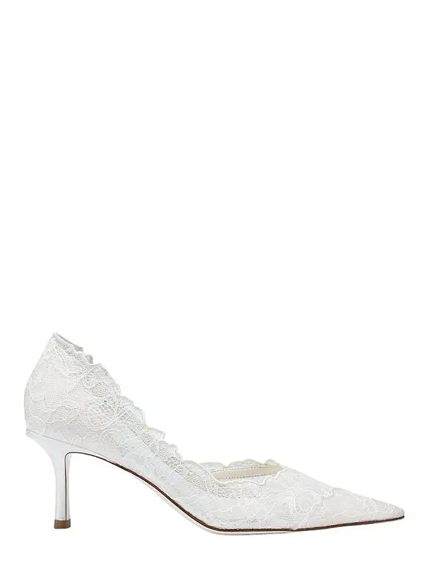 JIMMY CHOO Faiz 65 Lace Pumps - Ivory/ivory