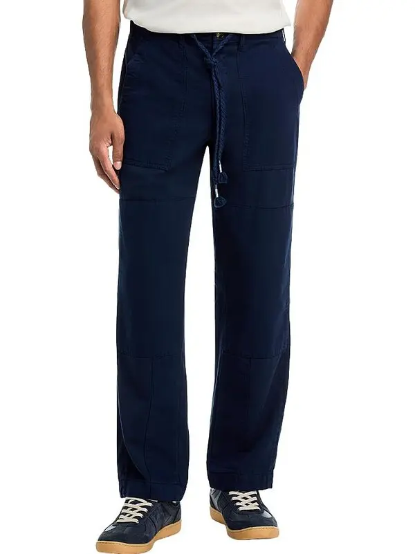 Simkhai Straight Fit Utility Drawstring Pants - Midnight