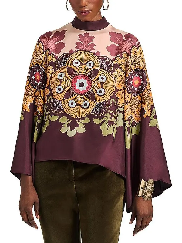 La DoubleJ Make An Exit Top - Bounty Placee Burgundy