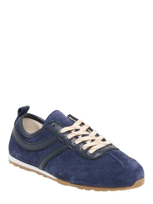 Dolce Vita Viper Lace Up Sneakers - Navy Suede