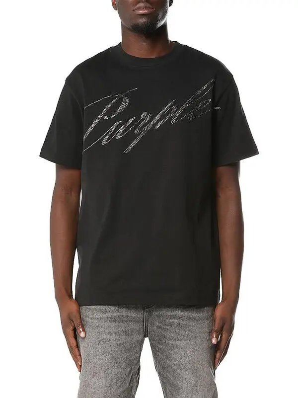 PURPLE BRAND Hwt Jersey Short Sleeve Tee - Black