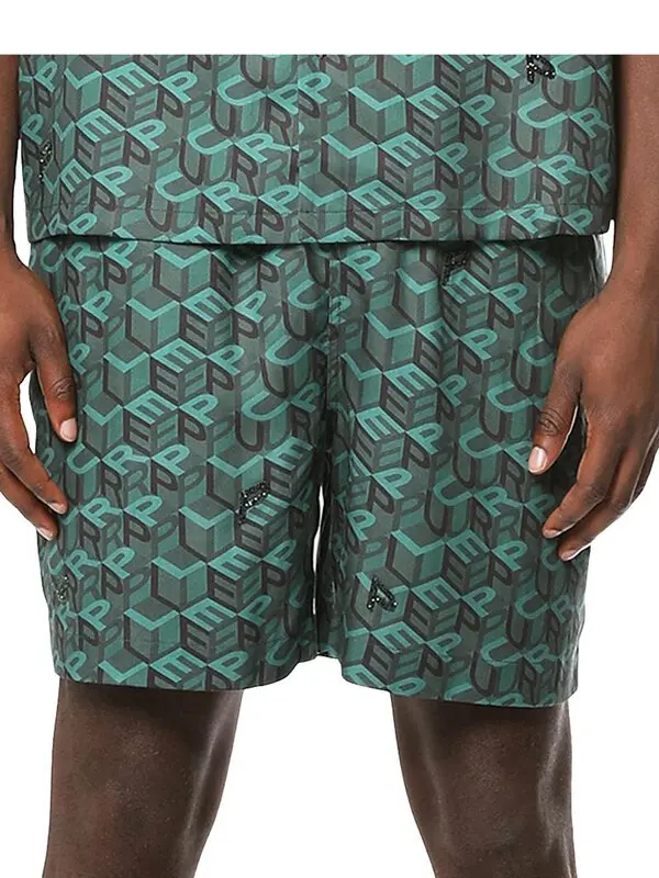 PURPLE BRAND Lyocell Resort Shorts - Green