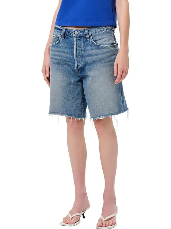 AGOLDE Indra Hip-slung Baggy Denim Shorts - Journal