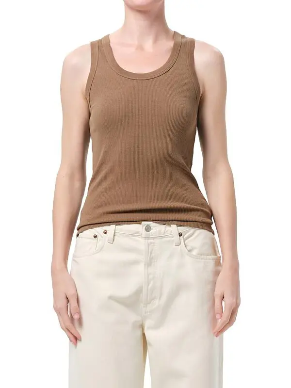 AGOLDE Poppy Scoop Neck Tank - Hamoa