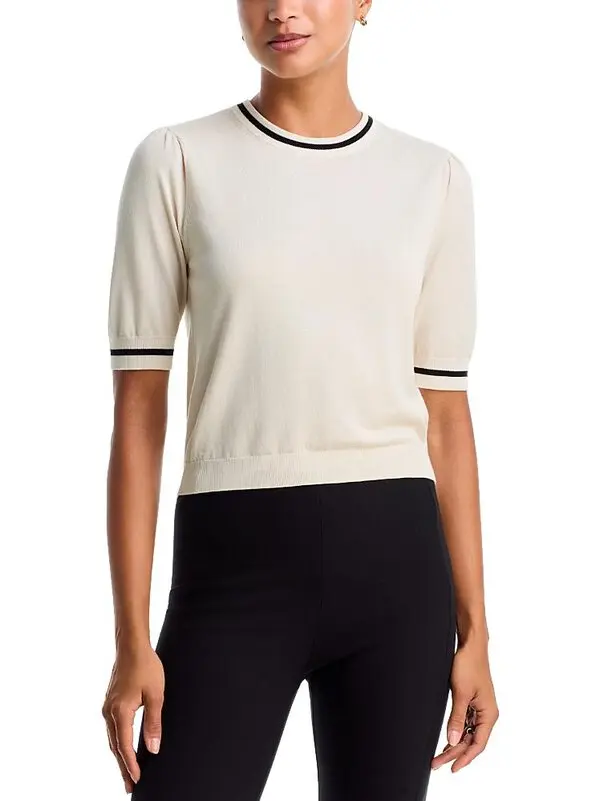 FRAME The Gathered Sweater - Cream Multi