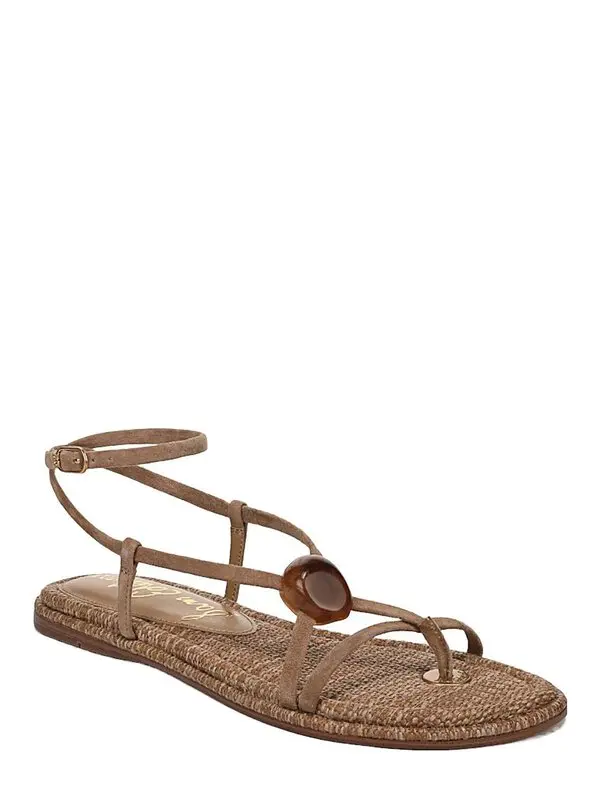 Sam Edelman Rillie Flat Sandals - Cyprus Tan