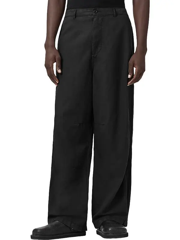 ALLSAINTS Echo Wide Leg Trousers - Orca Black