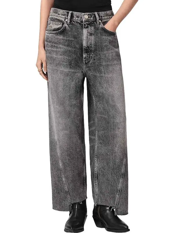 ALLSAINTS Fox Loose Fit Jeans - Vintage Black