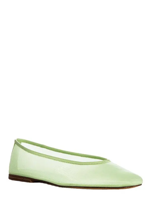 Aqua Annie Flats Exclusive - Green Mesh