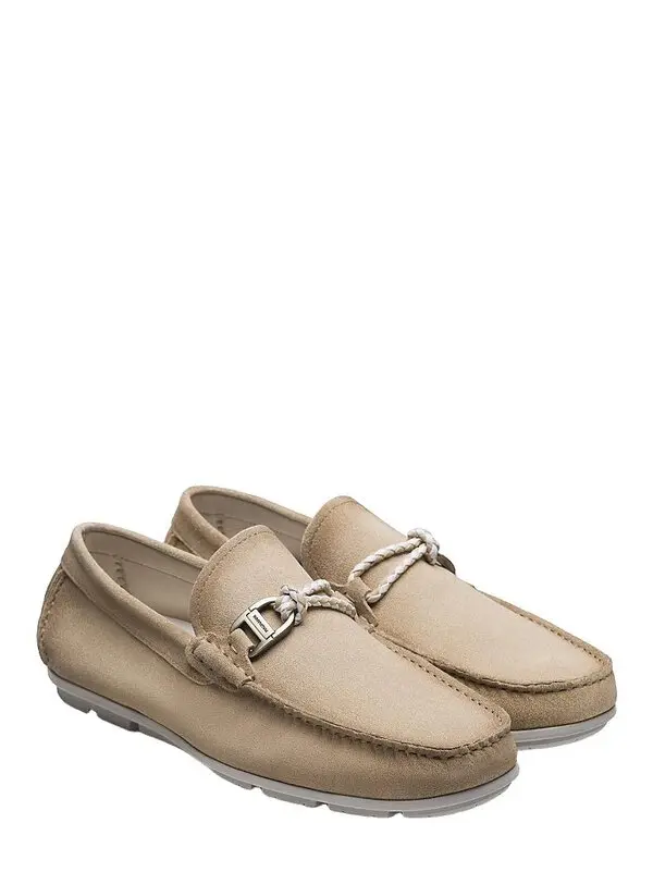 Magnanni Monterey Braid Loafers - Taupe