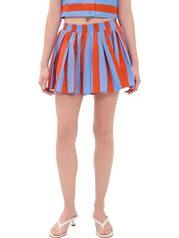 Line & Dot Primo Skort - Blue