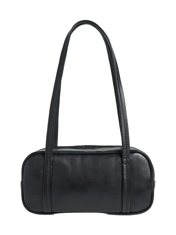 ST. AGNI Petit Dual Zip Shoulder Bag - Black