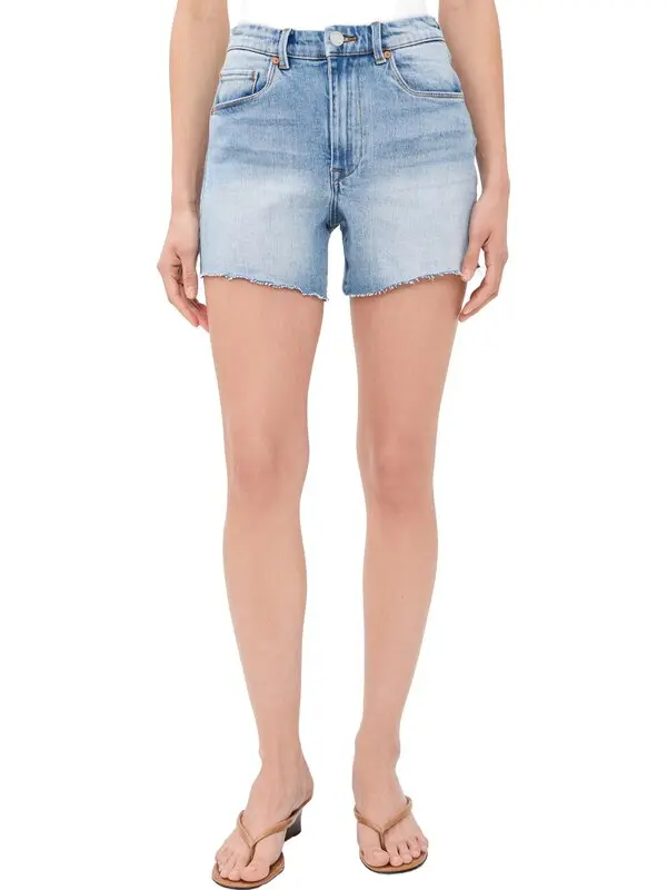 Blanknyc Deep Dive Denim Shorts - Med Indigo