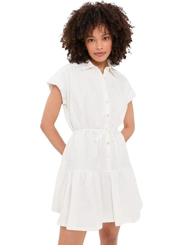 Rails Evaline Cotton Shirt Dress With Belt - White