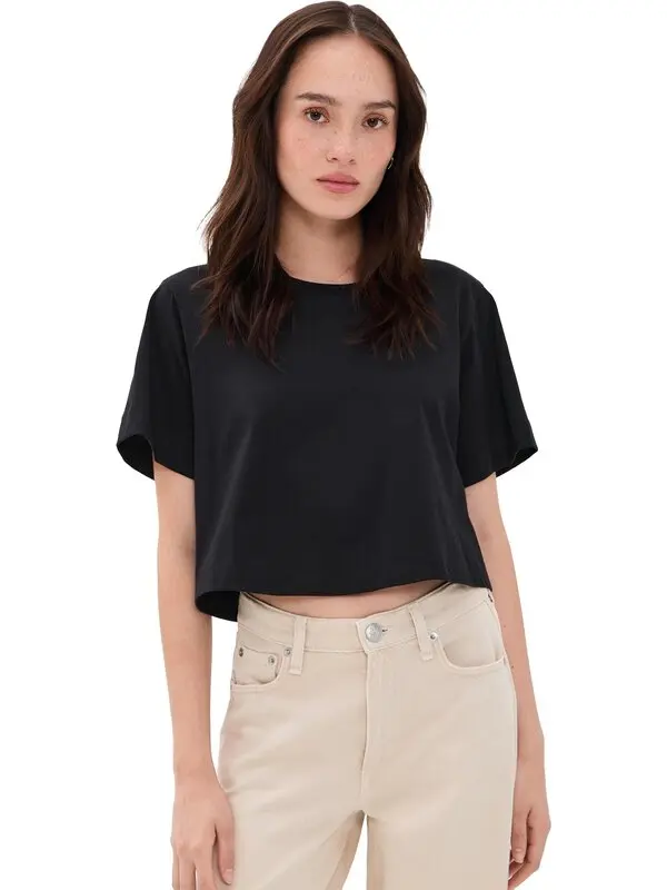 A.L.C. Kali Cotton T-shirt - Black