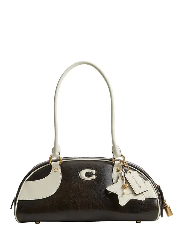 COACHTOPIA Bowling Shoulder Bag - Black & White