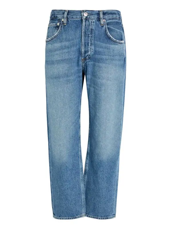 Citizens Of Humanity Winslow Boyfriend Cropped Jeans - Blue