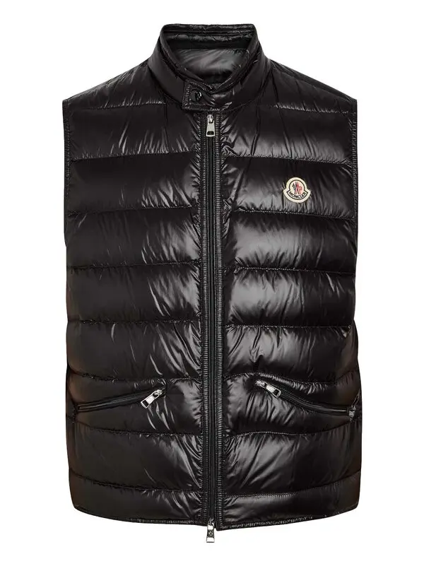Moncler Padded Nylon Gilet - Black