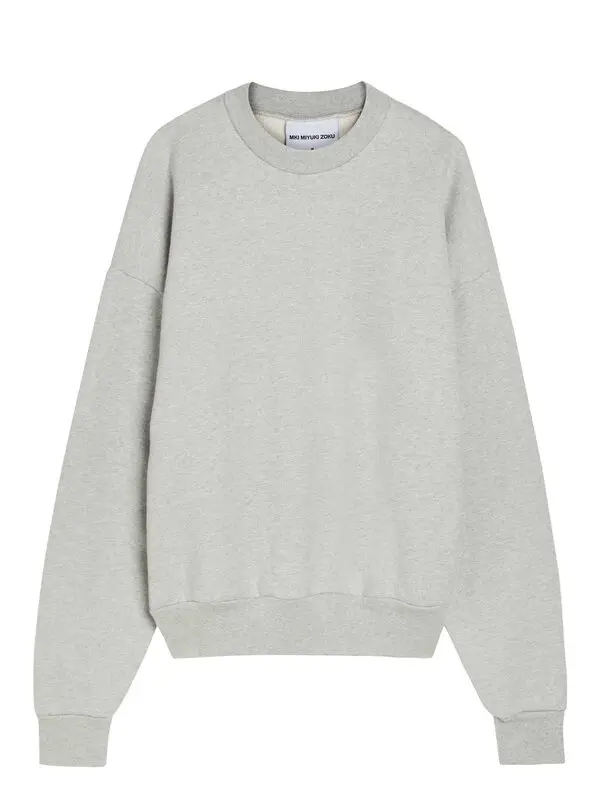 MKI MIYUKI ZOKU Superweight Cotton Crewneck Sweatshirt - Grey